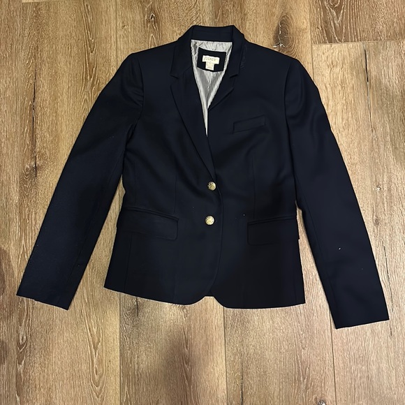J. Crew | Jackets & Coats | J Crew Womens Blazer Navy | Poshmark